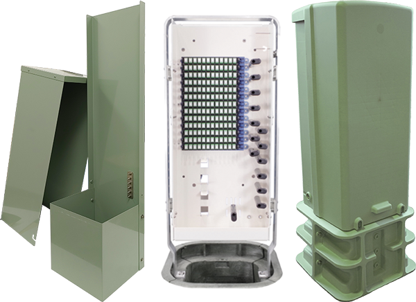 Fiber Optic Pedestals & Inserts - Outdoor & Above Ground